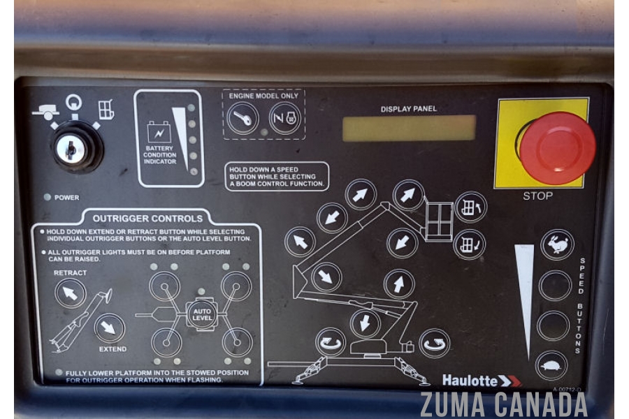 Haulotte Boom Lift Control Panel at Jose Cheung blog